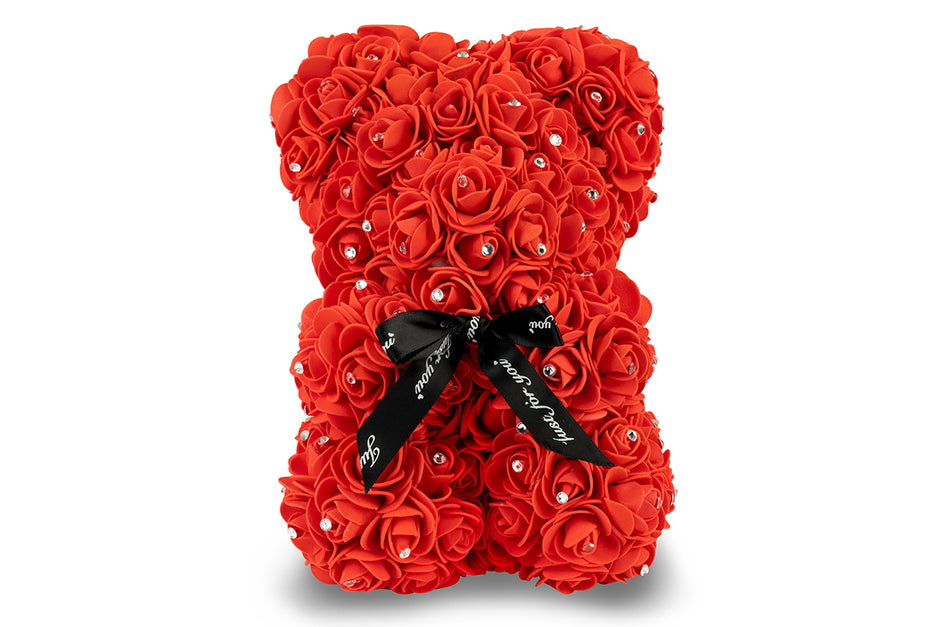 Rose Bear Small - Diamonte